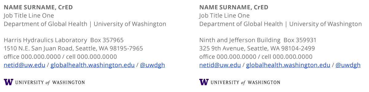 Communications Resources | University of Washington - Department of ...
